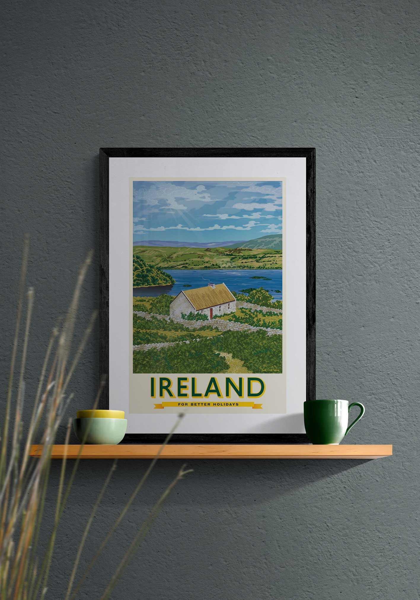 Retro Travel Posters of Ireland | Vintage Style Prints | Wall Art – The ...