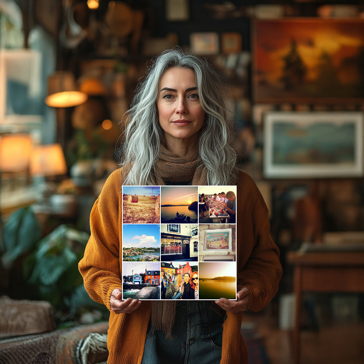 Square Canvas Collage 3x3 | 9 Photos on Square Canvas | Canvas Prints – The Canvas Works