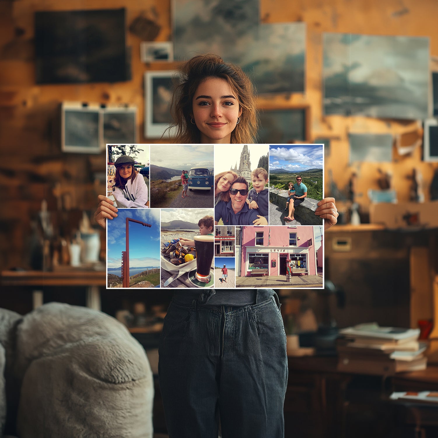 Bespoke Canvas Photo Collage Prints |Up to 90x60cm | Free Delivery ...